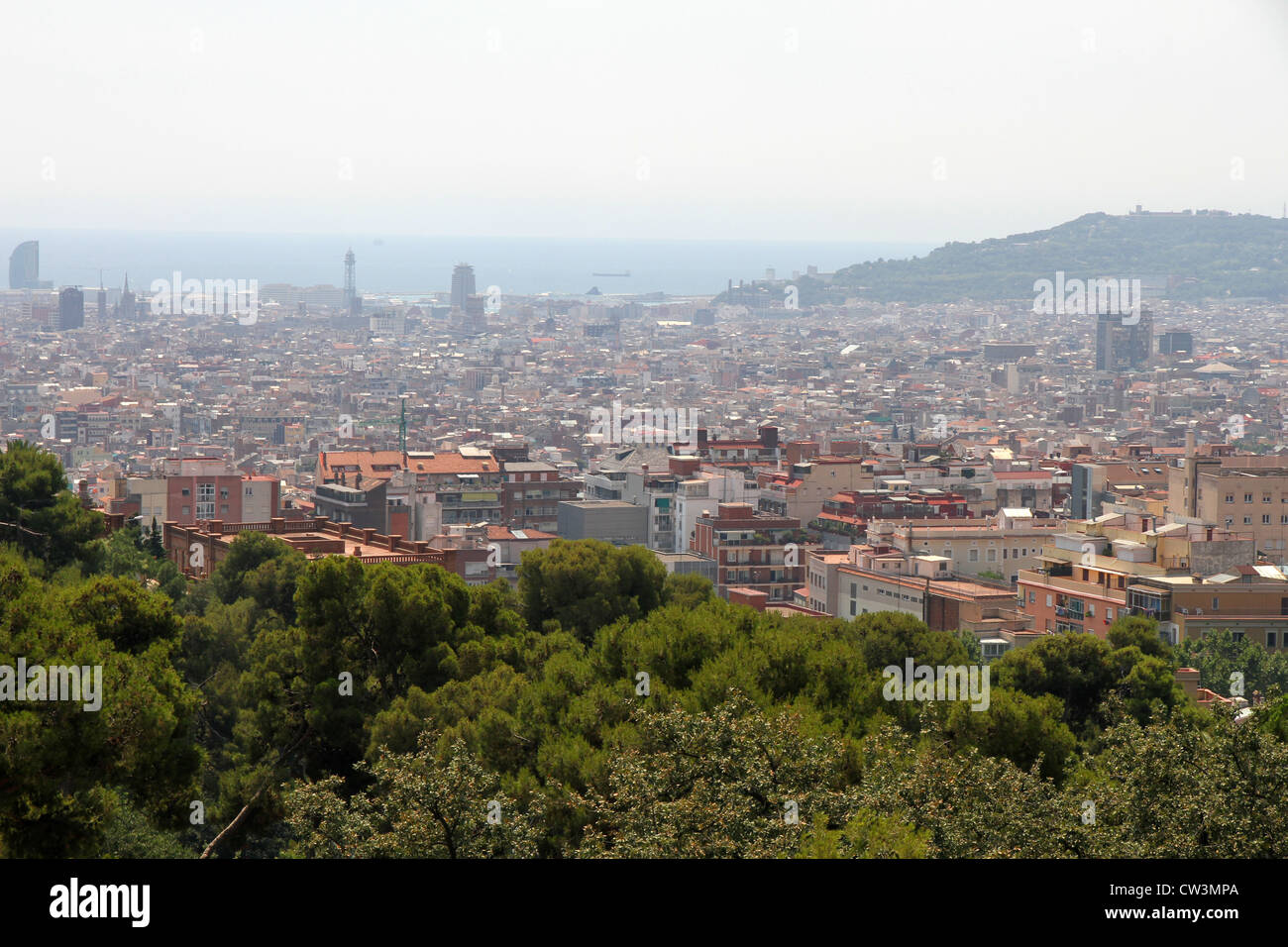 Spain barcelona overview hi-res stock photography and images - Alamy