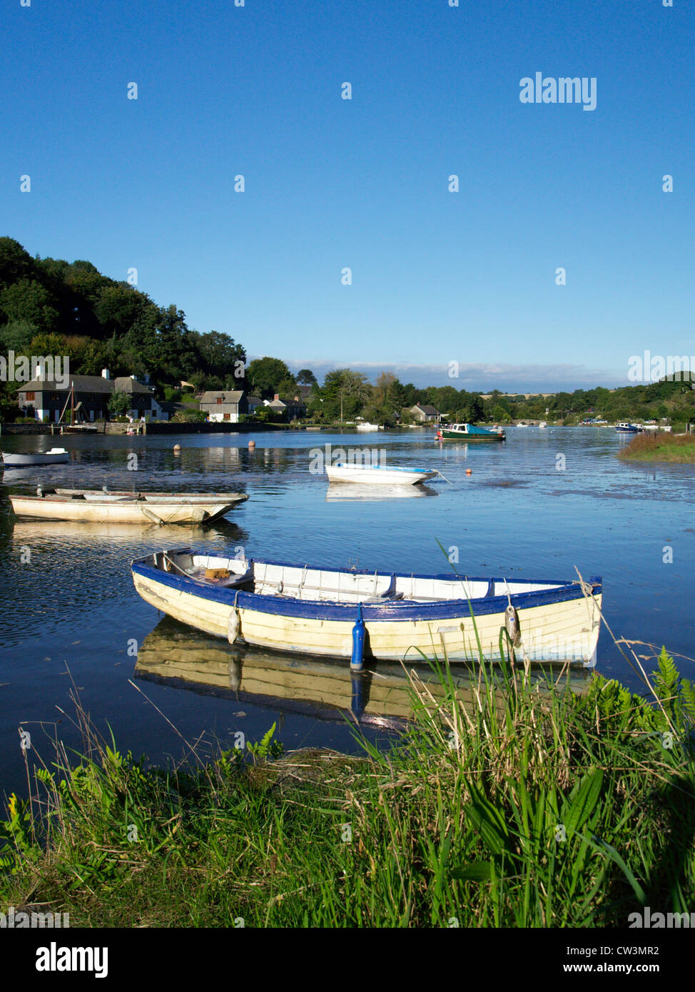 River Lerryn high tide Stock Photo - Alamy