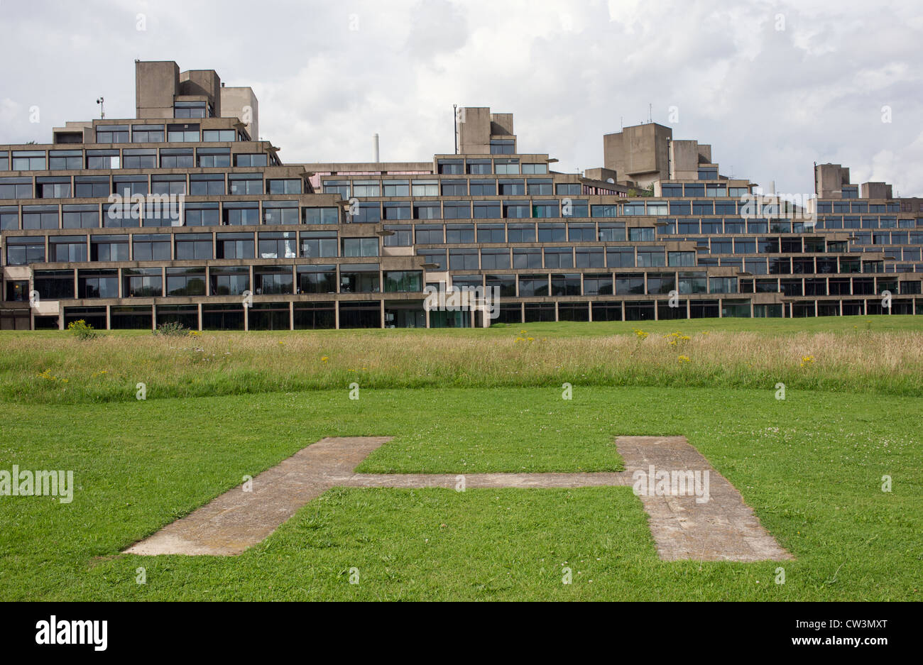 Uea norfolk norwich university ziggurat architecture hi-res stock ...
