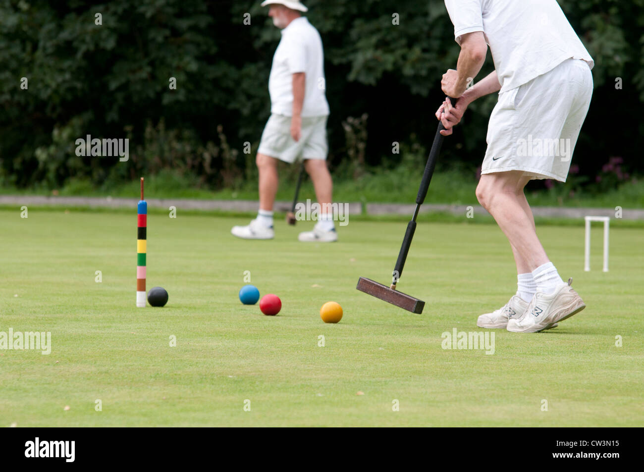 Black croquet ball hi-res stock photography and images - Alamy