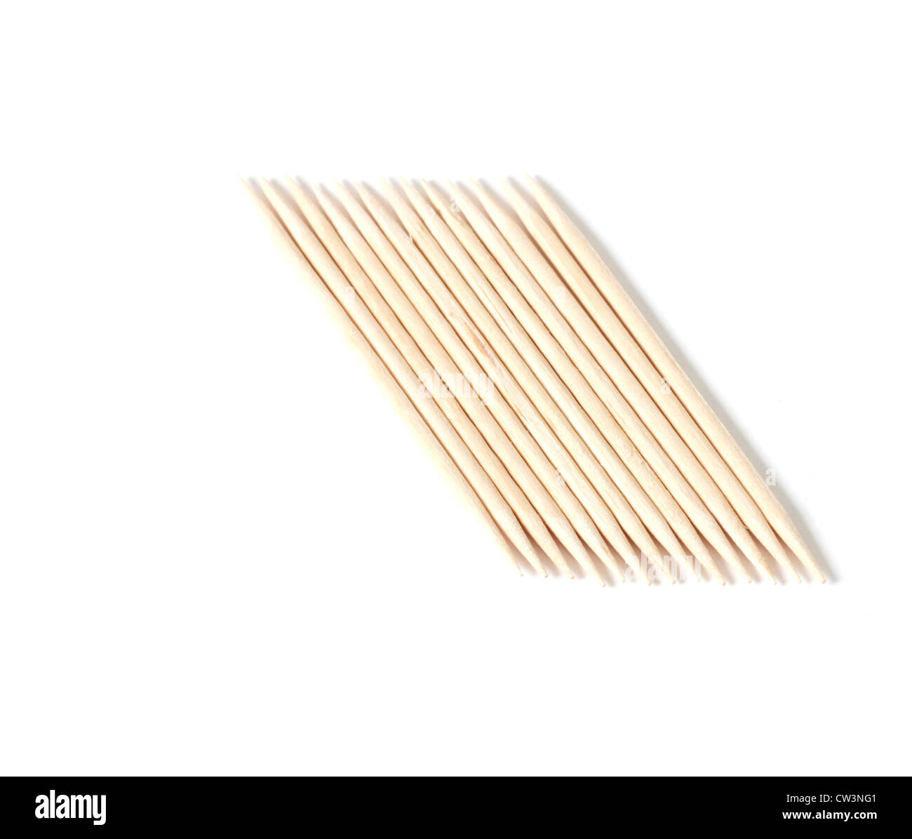 Tooth picks isolated on white Stock Photo - Alamy