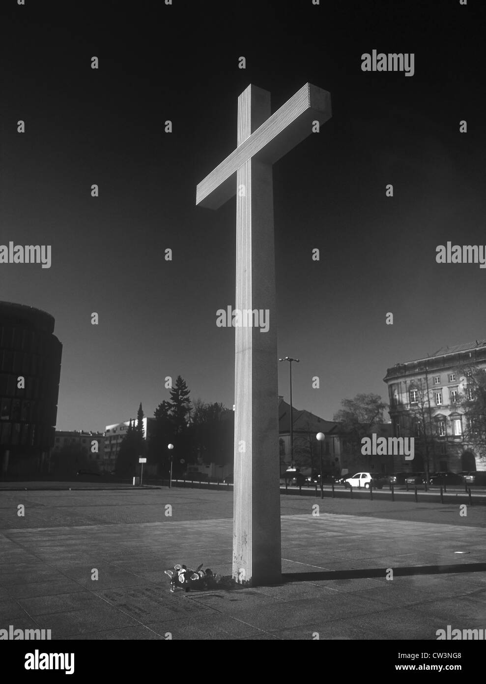 Cross the square Black and White Stock Photos & Images - Alamy
