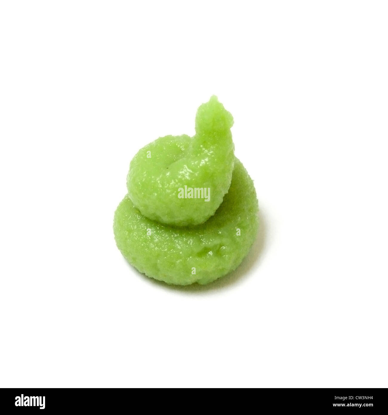 Wasabi isolated on a white background Stock Photo - Alamy