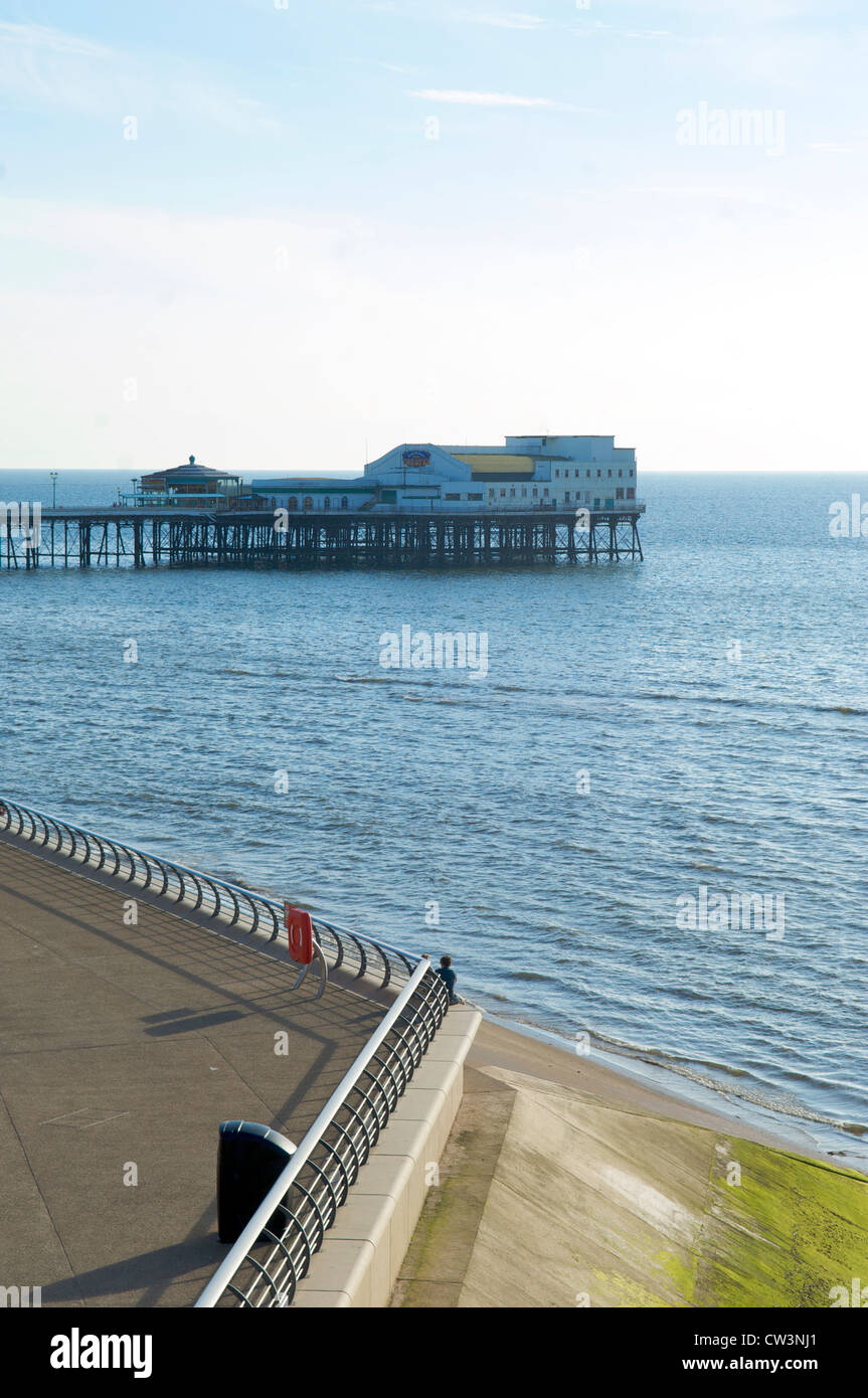 North pier and section of new promenade Stock Photo - Alamy