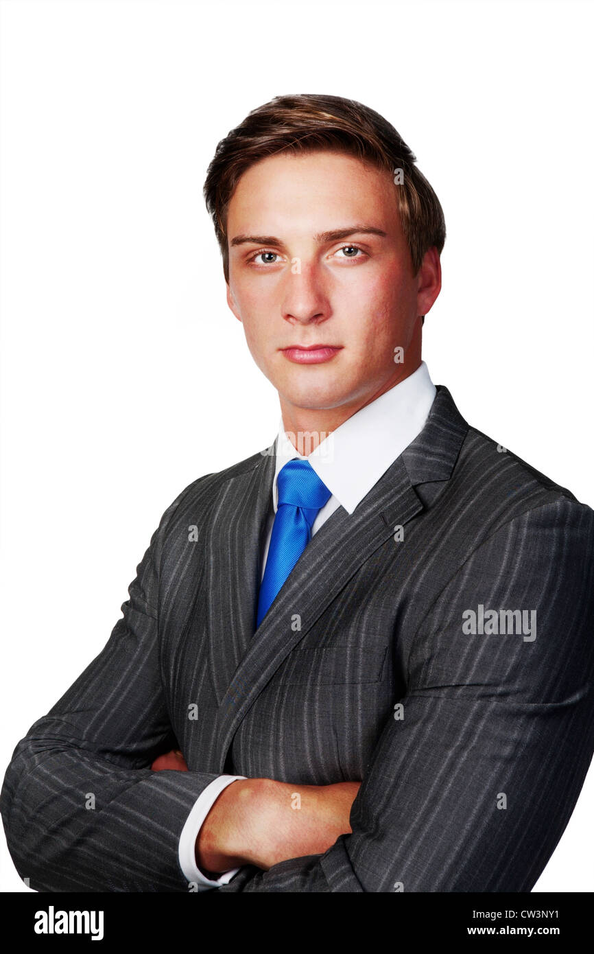 good looking man in a business suit Stock Photo - Alamy