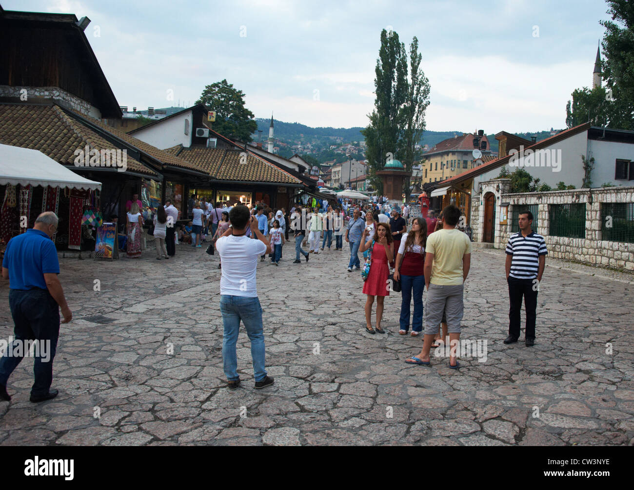 Baščaršija - Bashcharshiya the heart of old Sarajevo, Shops in the ...