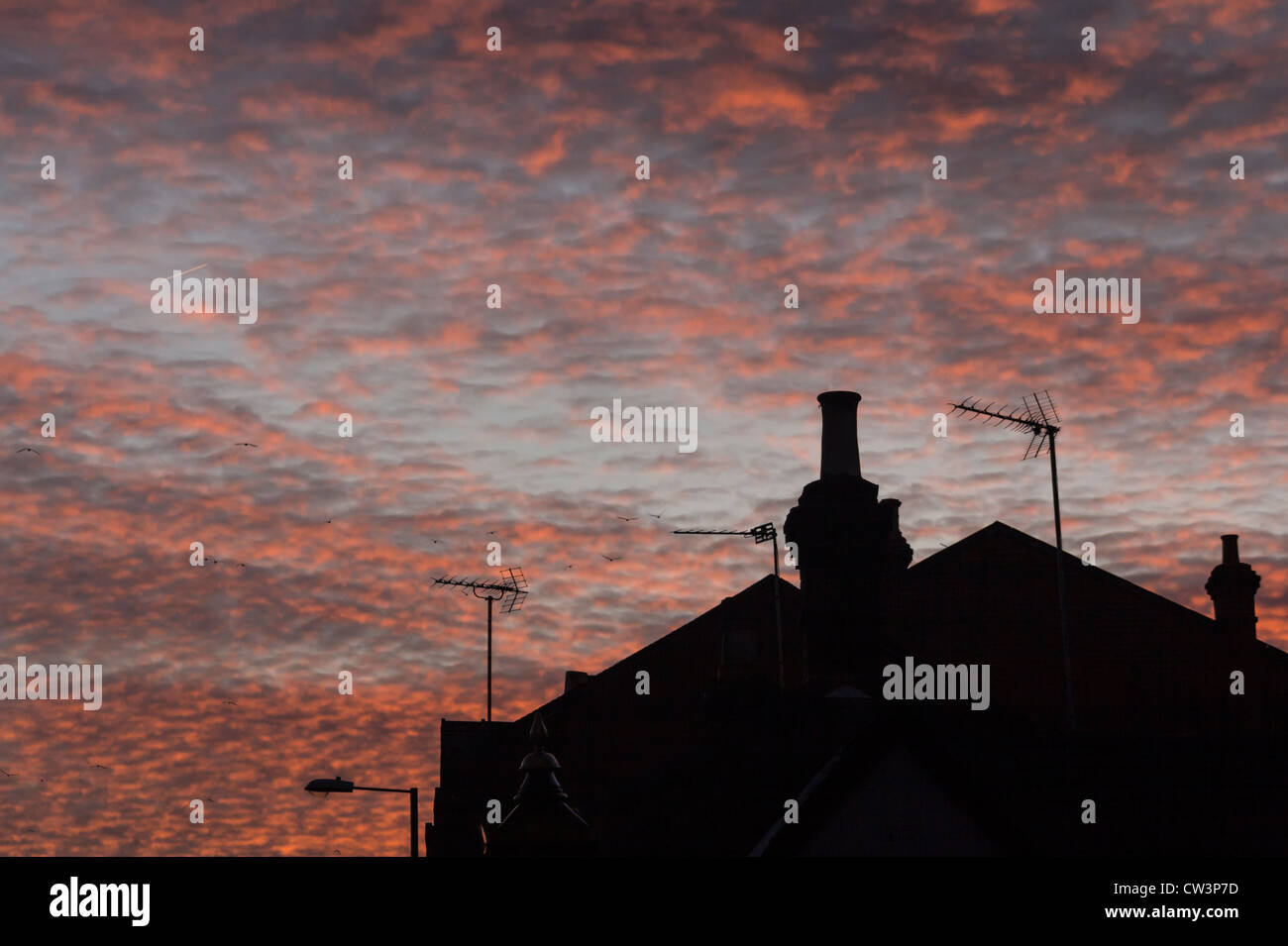 Chimney aerials silhouette hi-res stock photography and images - Alamy