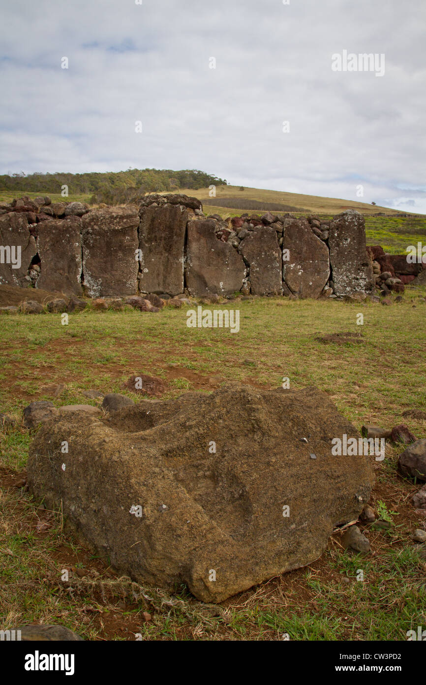 Ahu Vinapu, Rapa Nui Stock Photo - Alamy