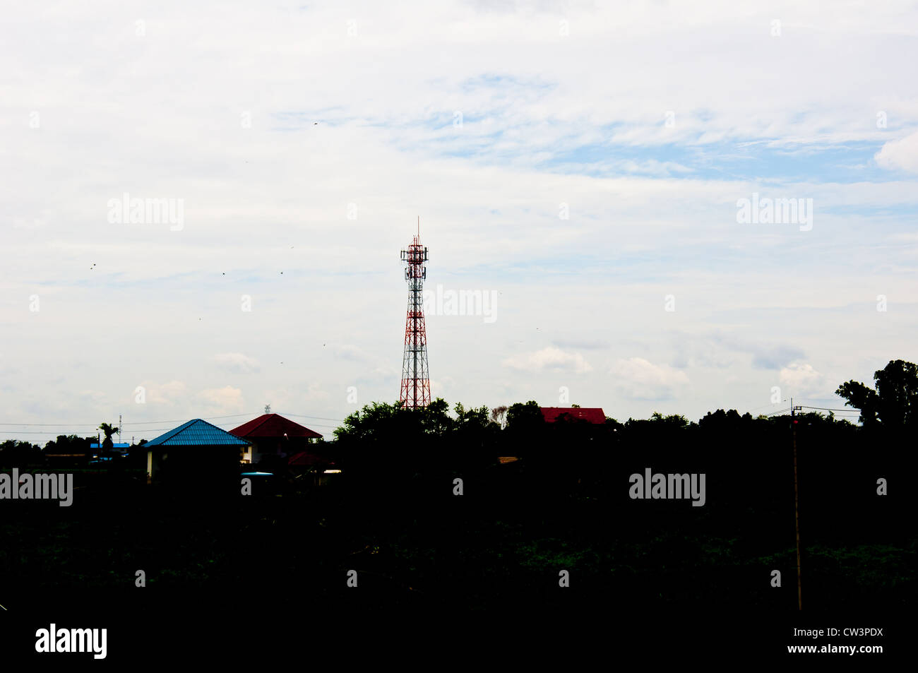 telephone post for communication Stock Photo - Alamy