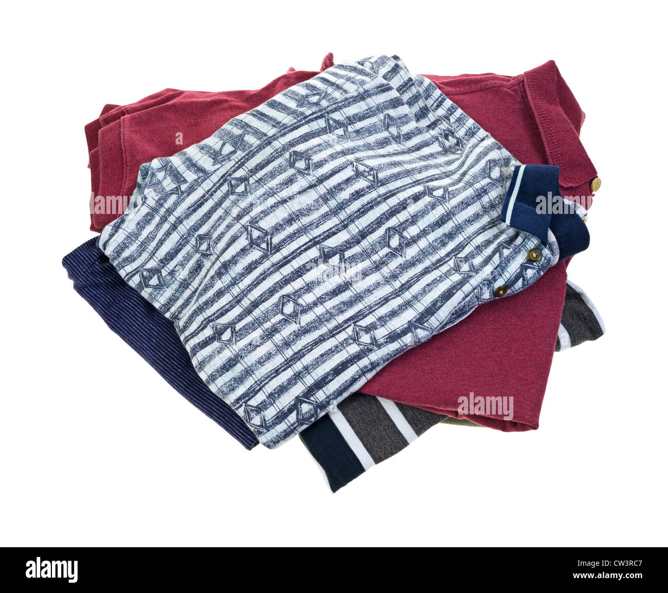 Freshly washed shirts Stock Photo - Alamy