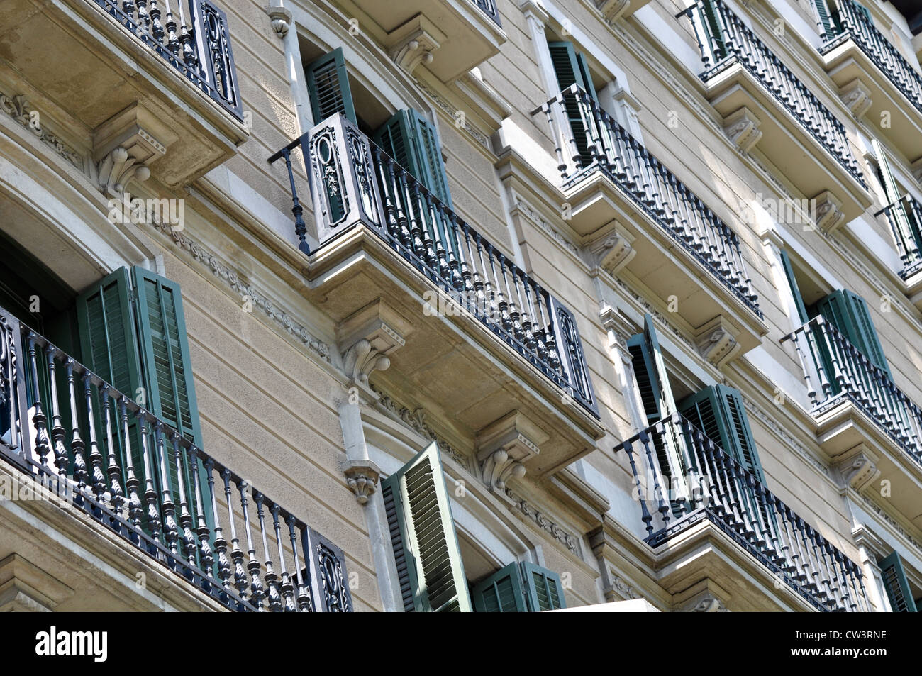 Spanish Home Balcony Stock Photo - Alamy