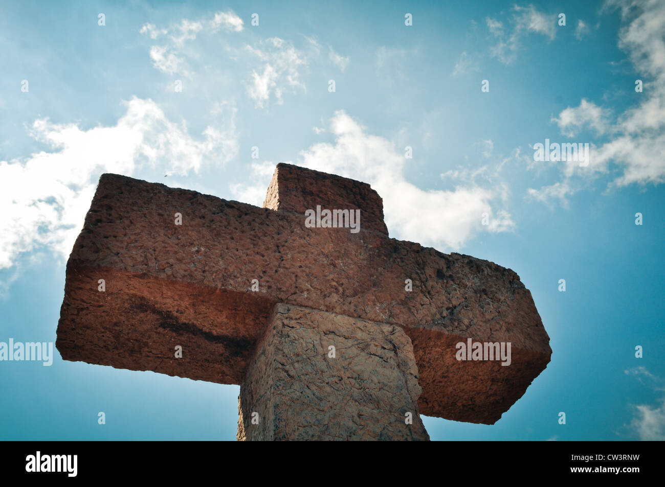 Crucifixion stone cross hi-res stock photography and images - Alamy