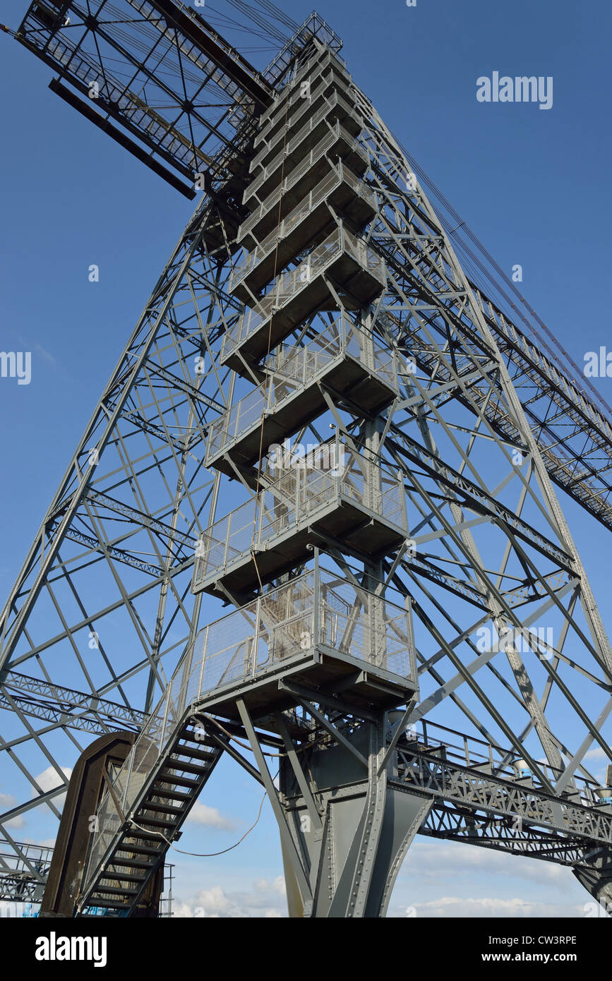 The Newport Transporter Bridge across River Usk, City of Newport ...