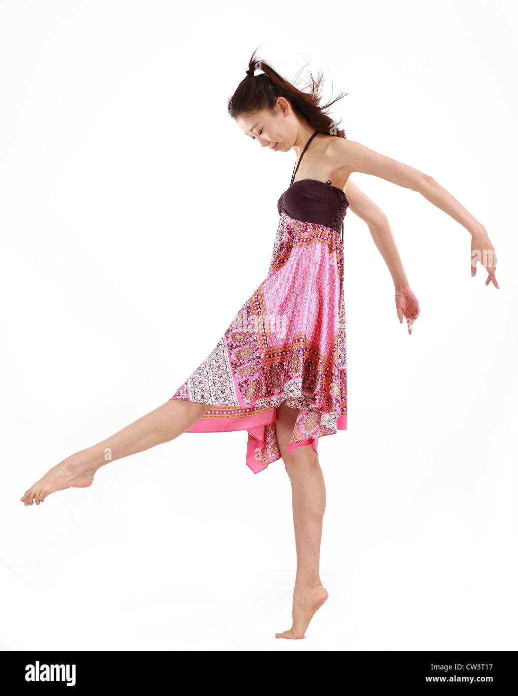 Young female dancer Cut Out Stock Images & Pictures - Alamy