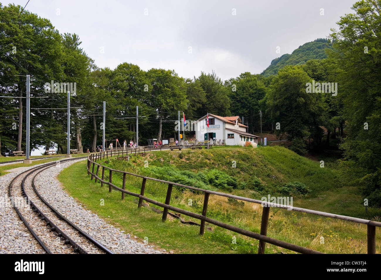 Monte generoso railway hi-res stock photography and images - Alamy