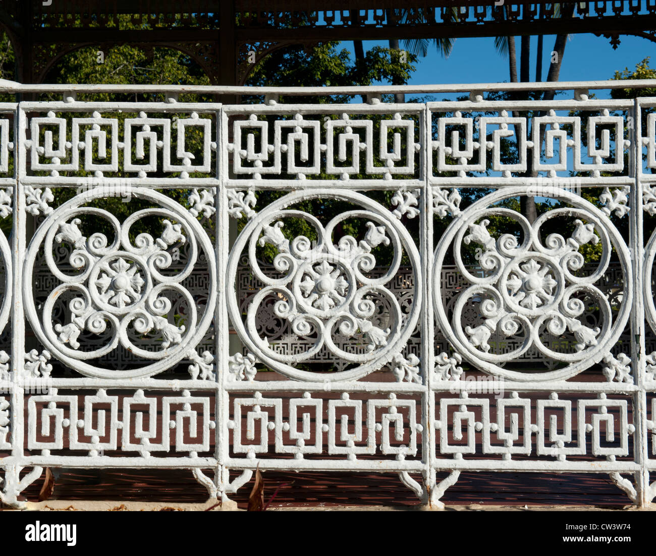 Ornate Wrought Iron Fence