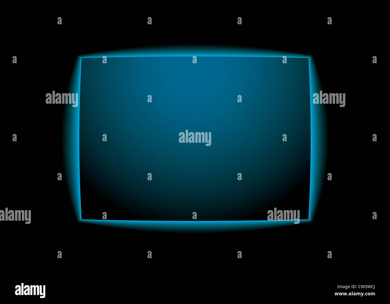 Black background with blue outer glow and space for your text Stock ...