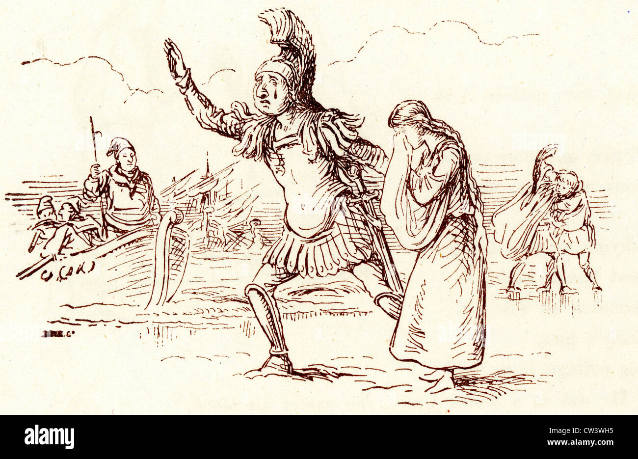 Roman soldier painting hi-res stock photography and images - Alamy