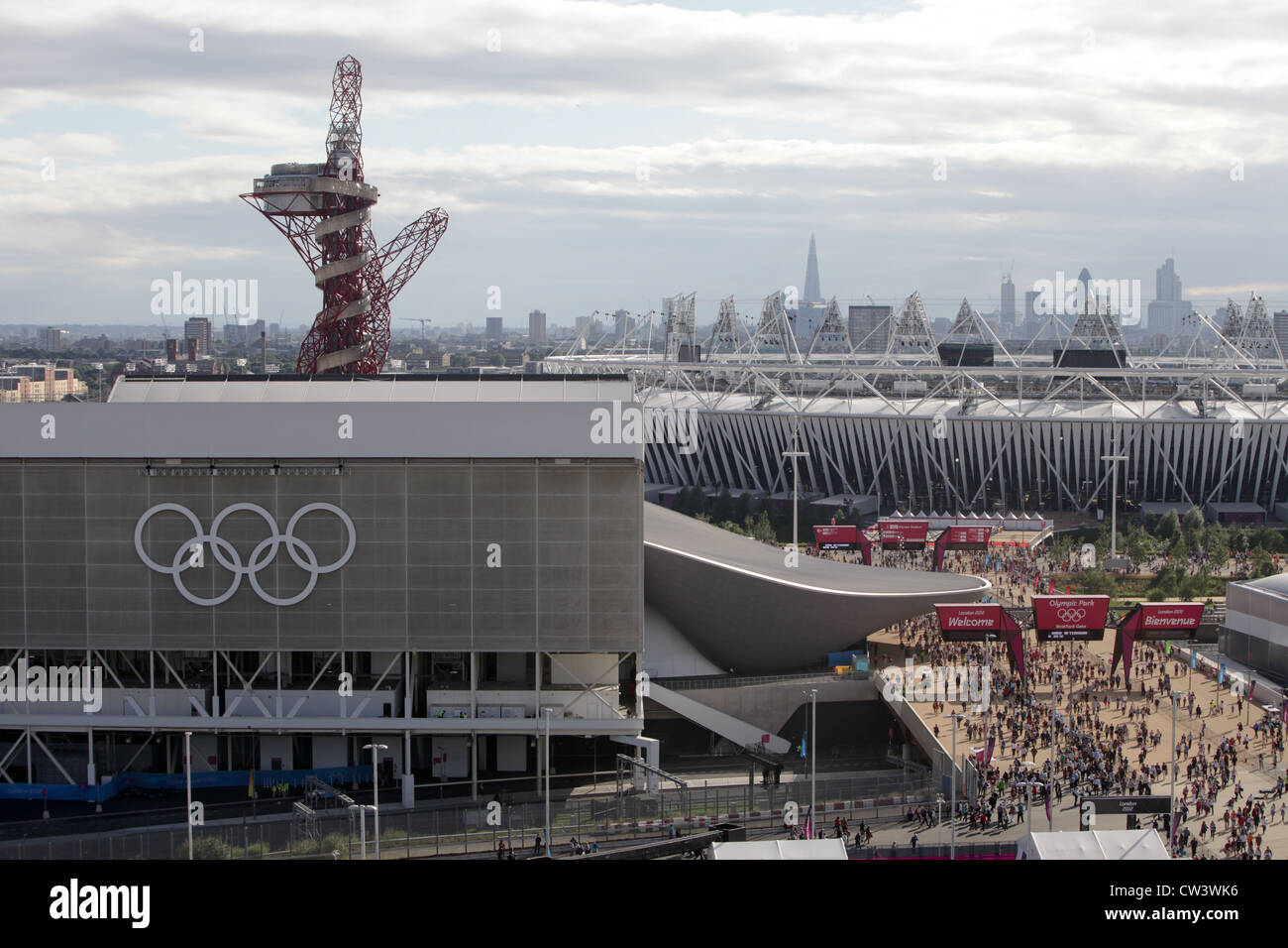 OLYMPIC PARK AND STADIUM IN STRATFORD LONDON 2012 Stock Photo - Alamy