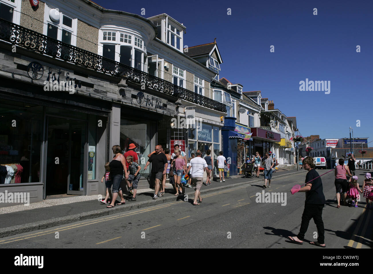 Newquay town centre hi-res stock photography and images - Alamy