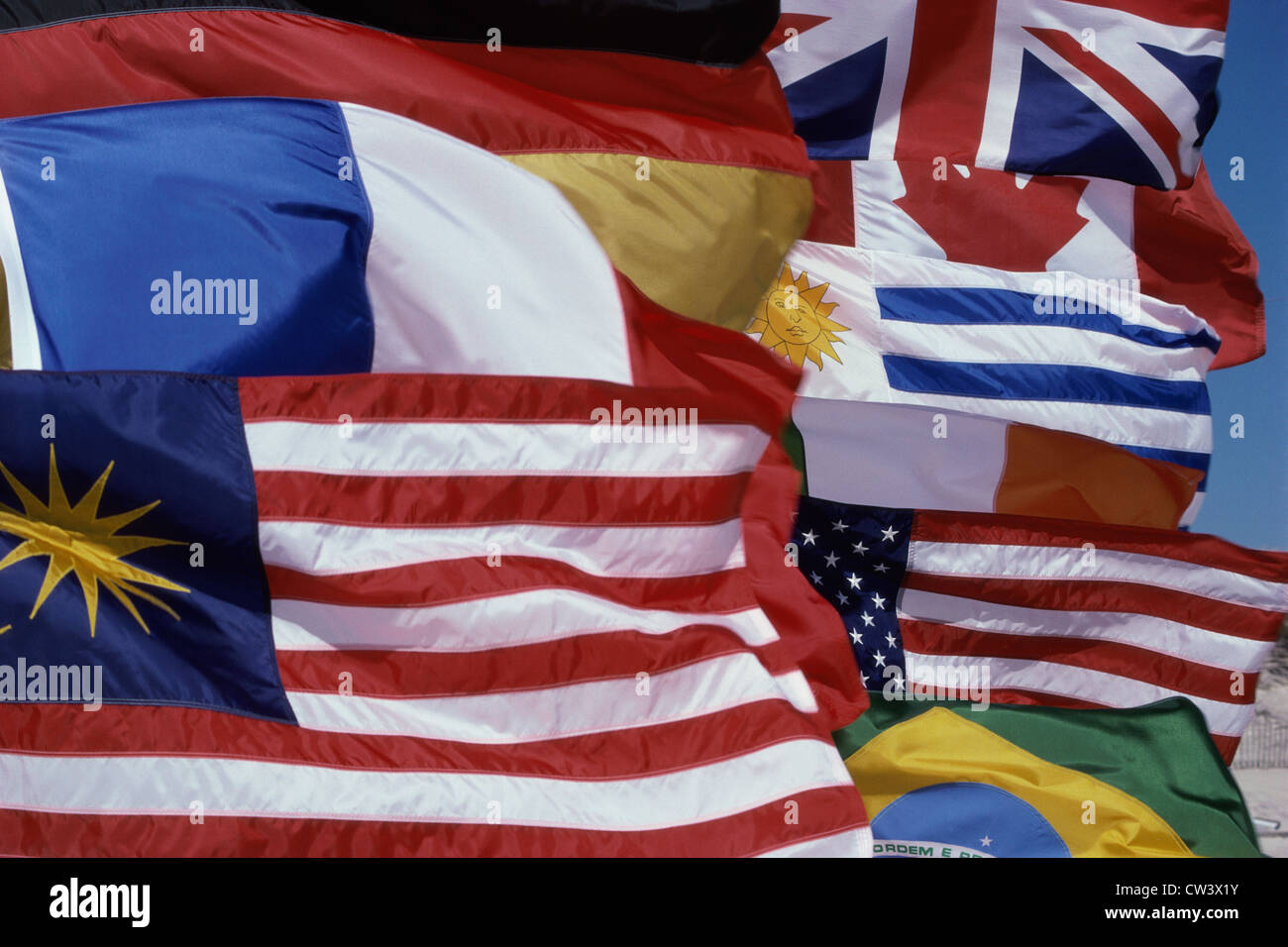 Flags of countries Stock Photo - Alamy