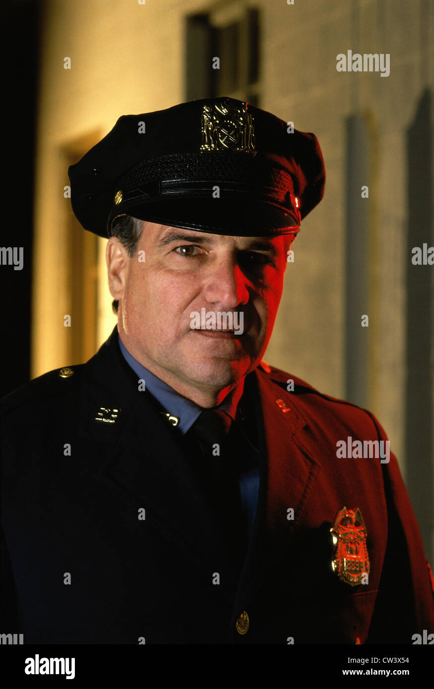 Portrait of a policeman Stock Photo - Alamy