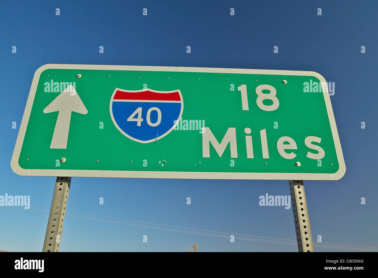 Interstate highway sign interstate 15 hi-res stock photography and ...