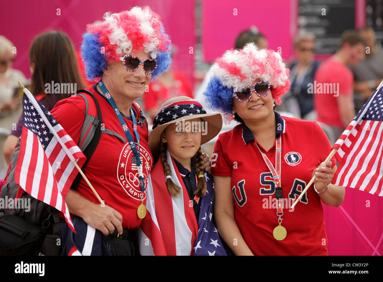 SPECTATOR'S AT THE OLYMPIC GAMES LONDON 2012 Stock Photo - Alamy