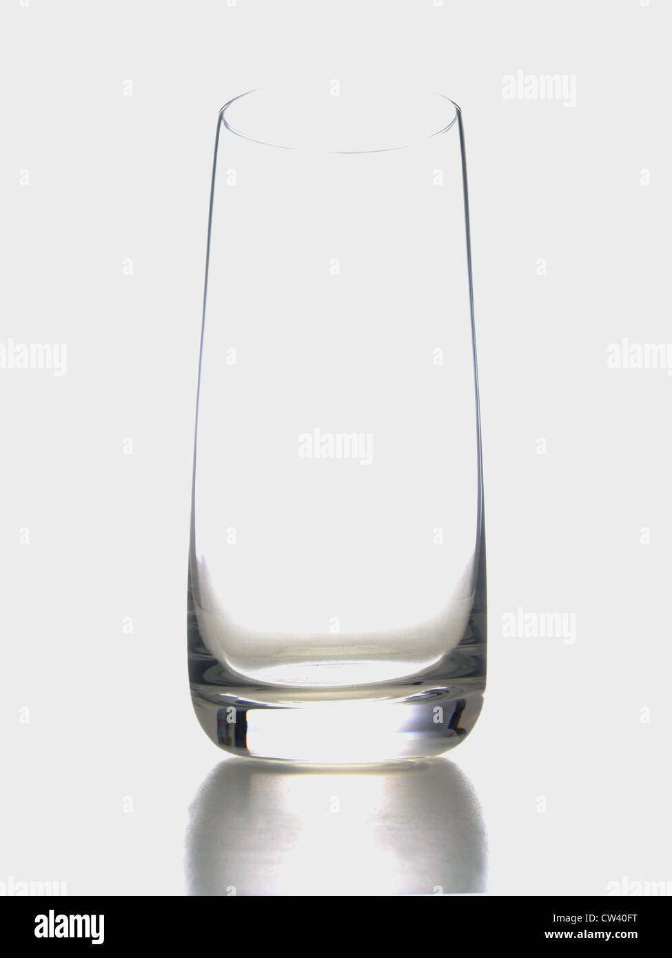 Close-up of an empty glass Stock Photo - Alamy