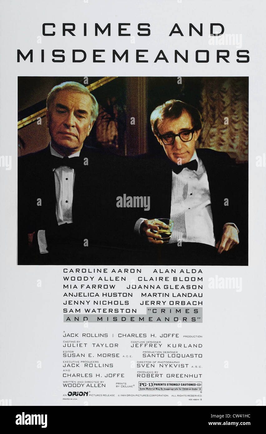Crimes and misdemeanors woody allen hi-res stock photography and images ...