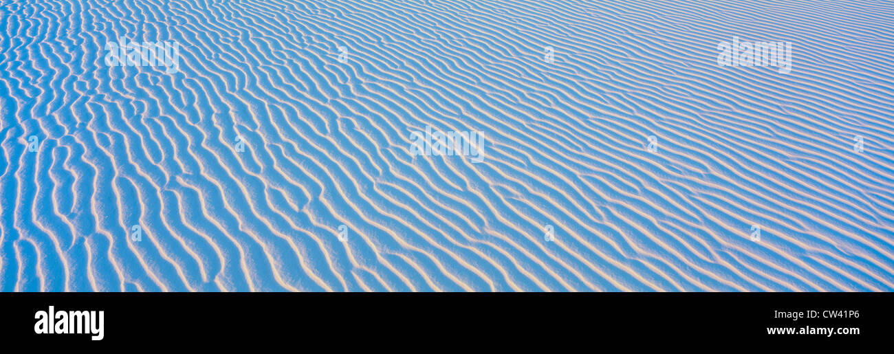 These are white sand dunes in morning light. There are line patterns in ...