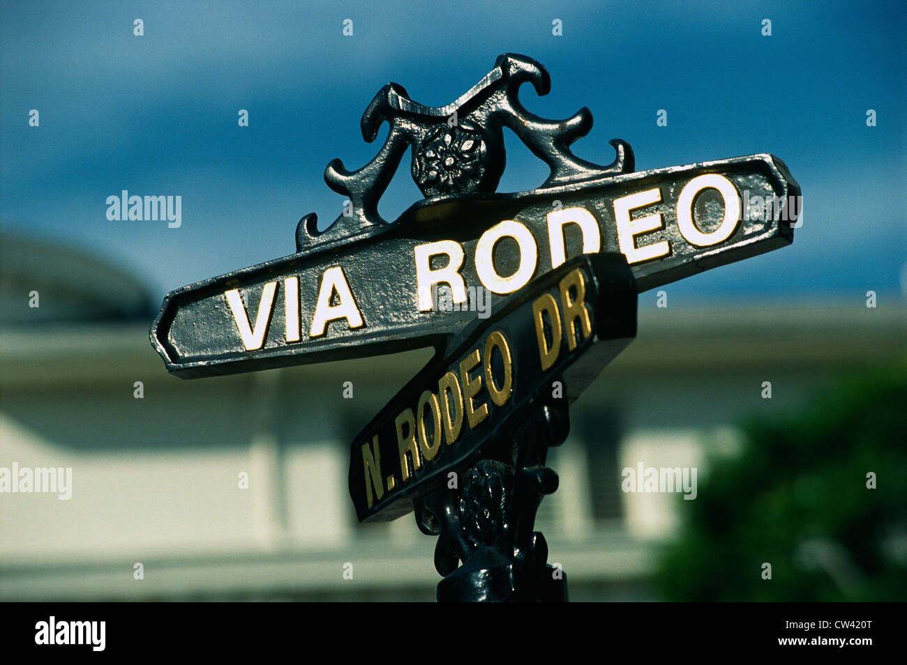 Via rodeo sign rodeo drive hi-res stock photography and images - Alamy
