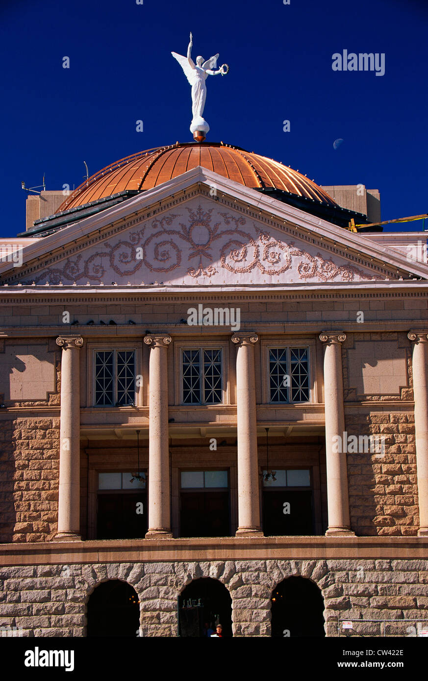 This State Capitol building with copper dome. It known as copper state ...