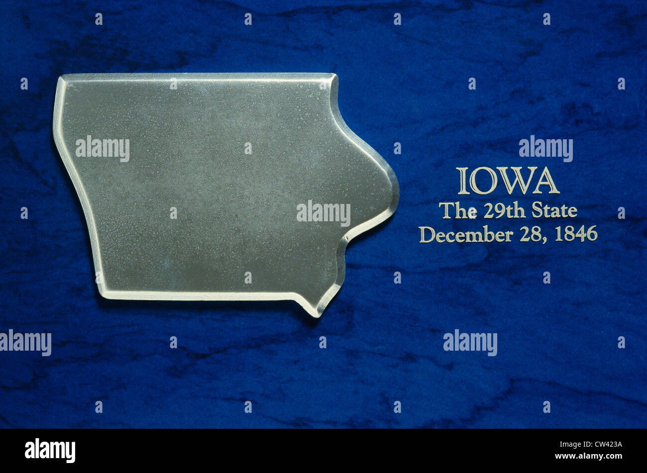 Map of iowa hi-res stock photography and images - Alamy