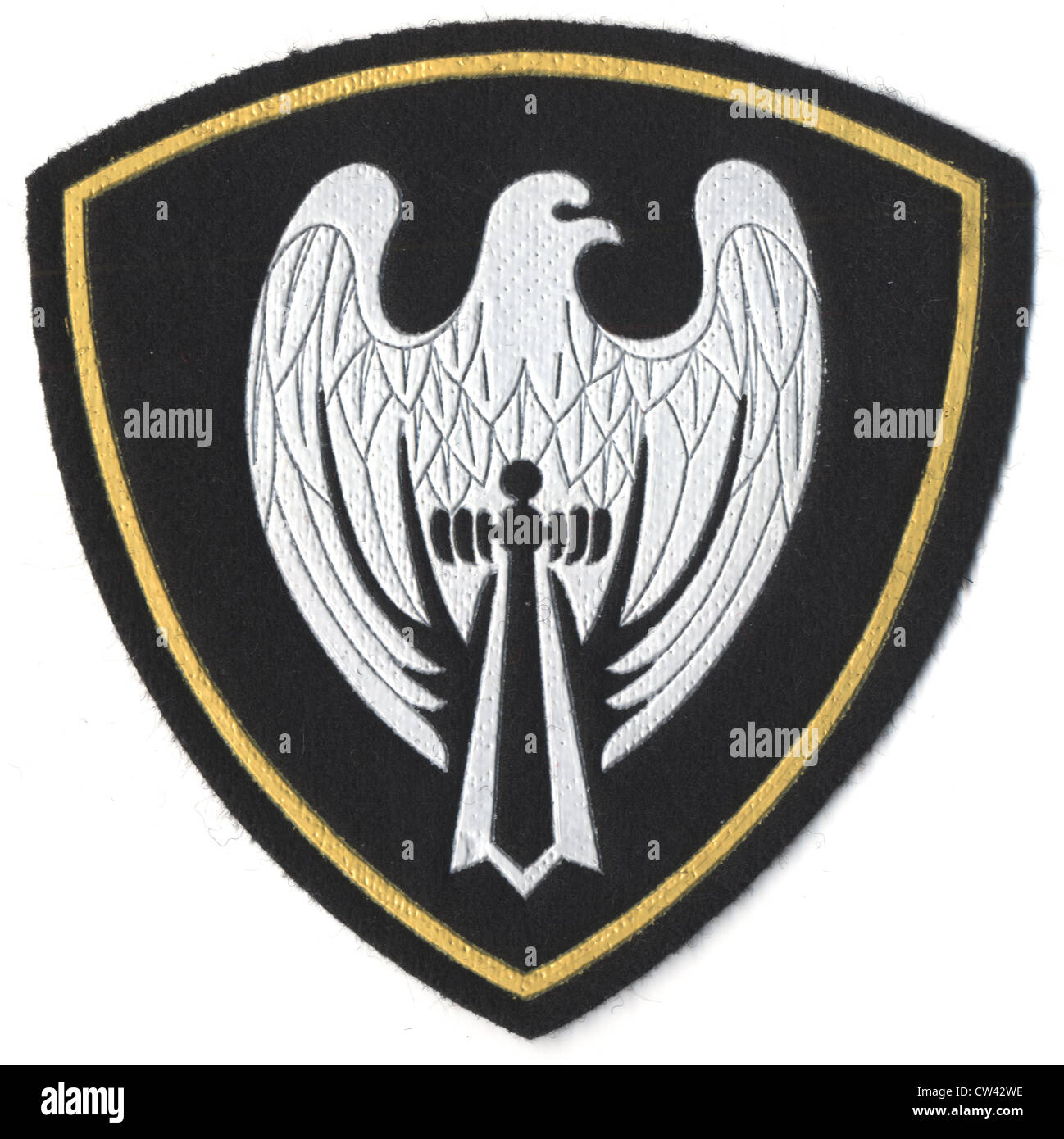 Arm patch of Russian Army. Internal military force. Hawk Stock Photo ...