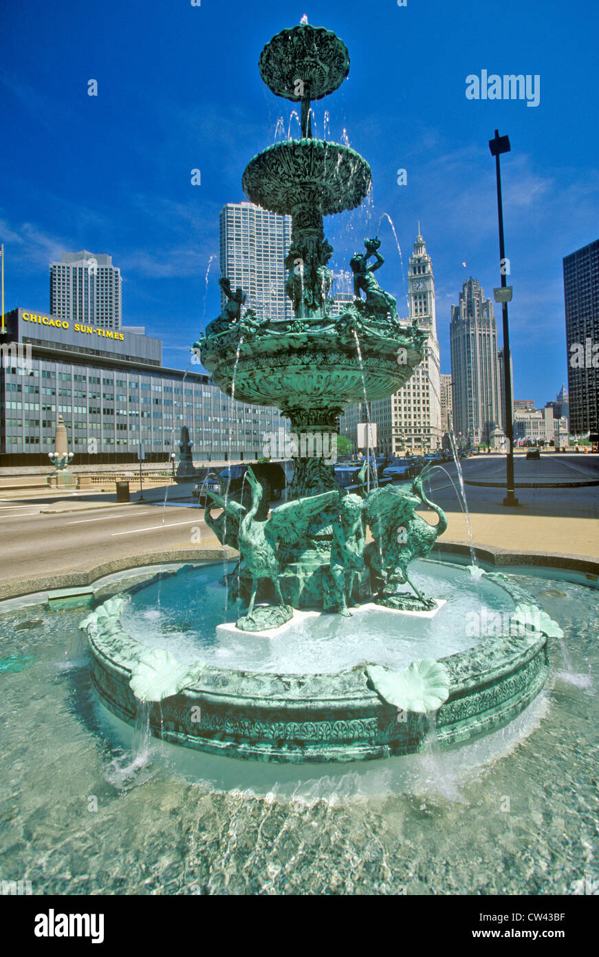 Children's Fountain, Chicago, Illinois Stock Photo - Alamy