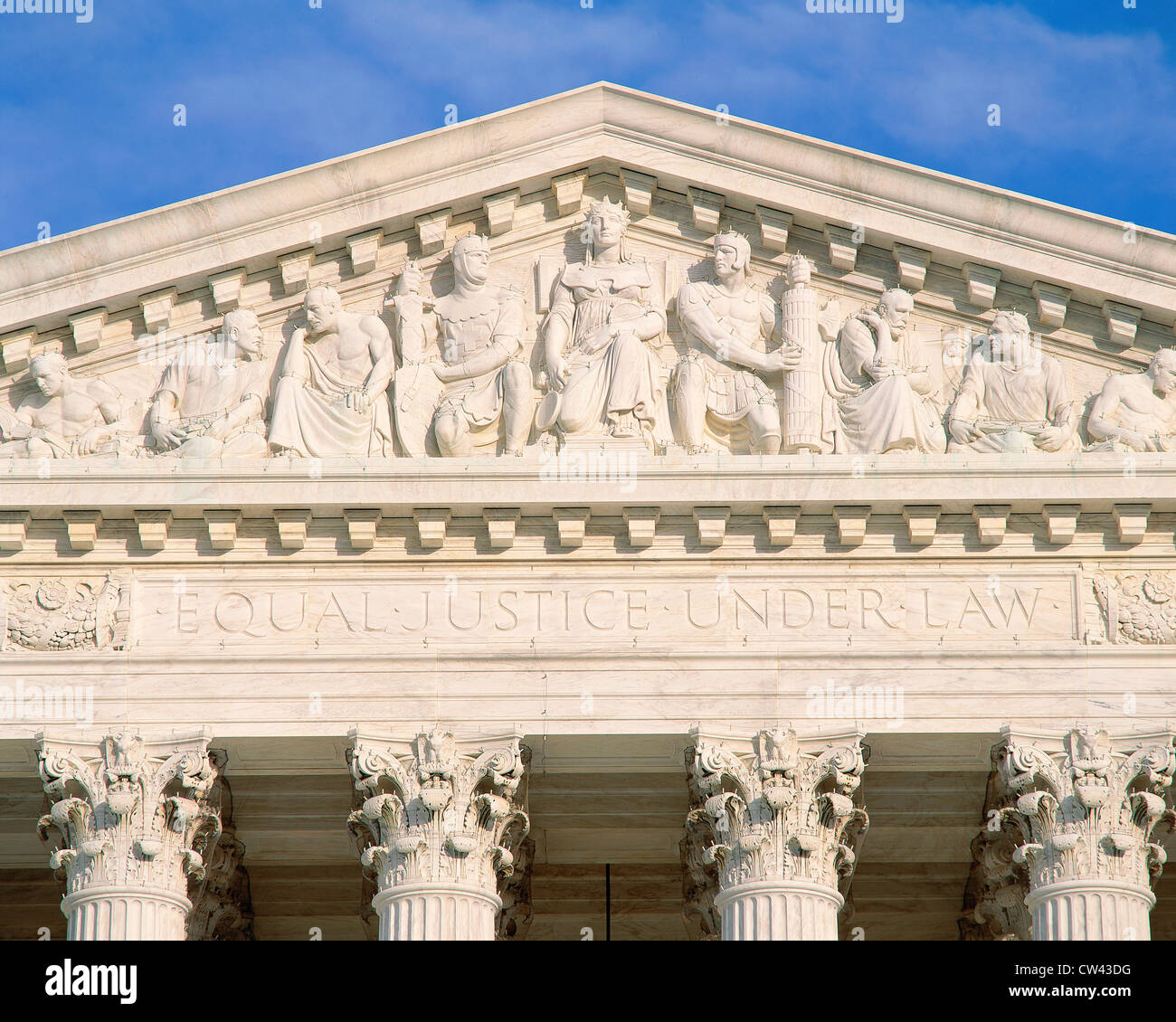 Detail from Supreme Court Building Stock Photo - Alamy