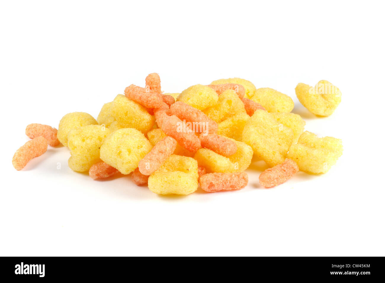 corn flips, photo on white background Stock Photo - Alamy