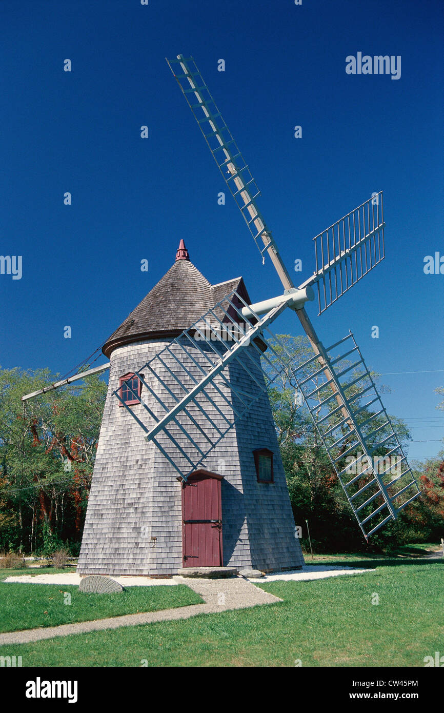 Classic windmill in Cape Cod, Massachusetts Stock Photo - Alamy