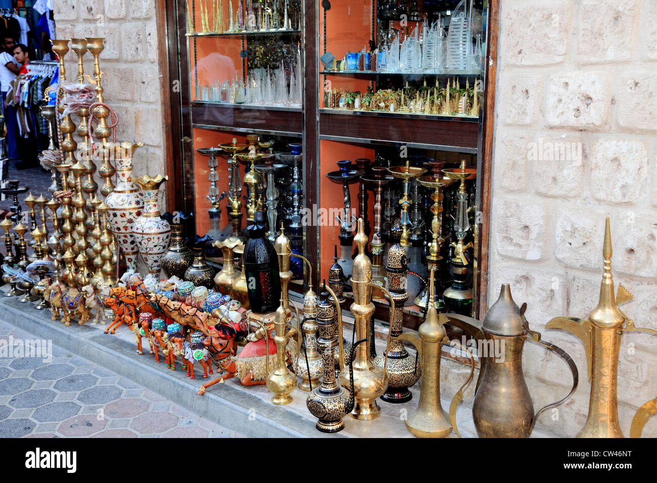3476. Tourist Souvenirs, Textile Souk, Bastakiya (Old Town), Dubai, UAE ...