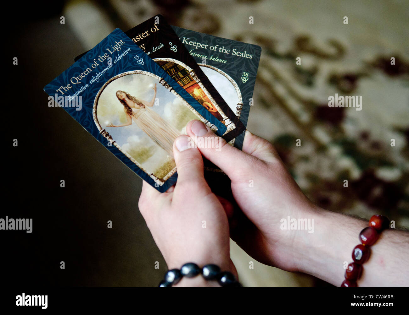Angel tarot cards hi-res stock photography and images - Alamy