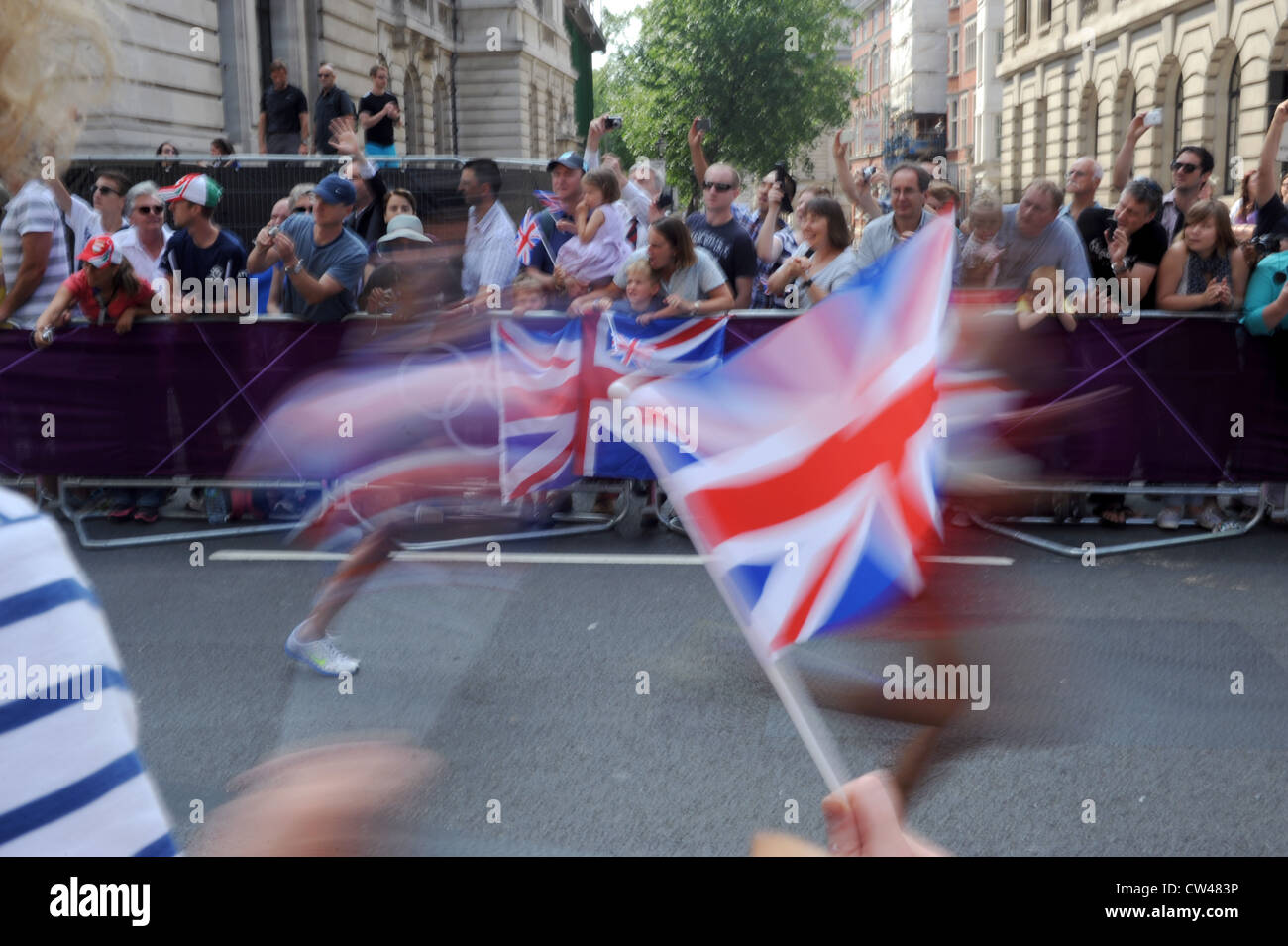 Crowd Waving Union Jack Flags High Resolution Stock Photography and ...