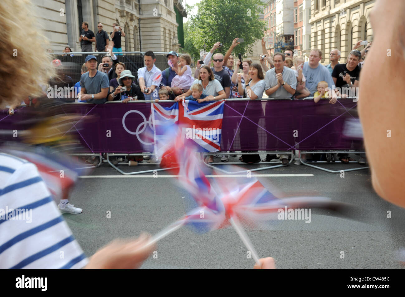 Crowd Waving Union Jack Flags High Resolution Stock Photography and ...