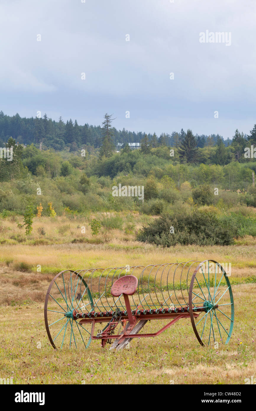 USA, Washington State, Silverdale, Historic Petersen Farm Stock Photo ...