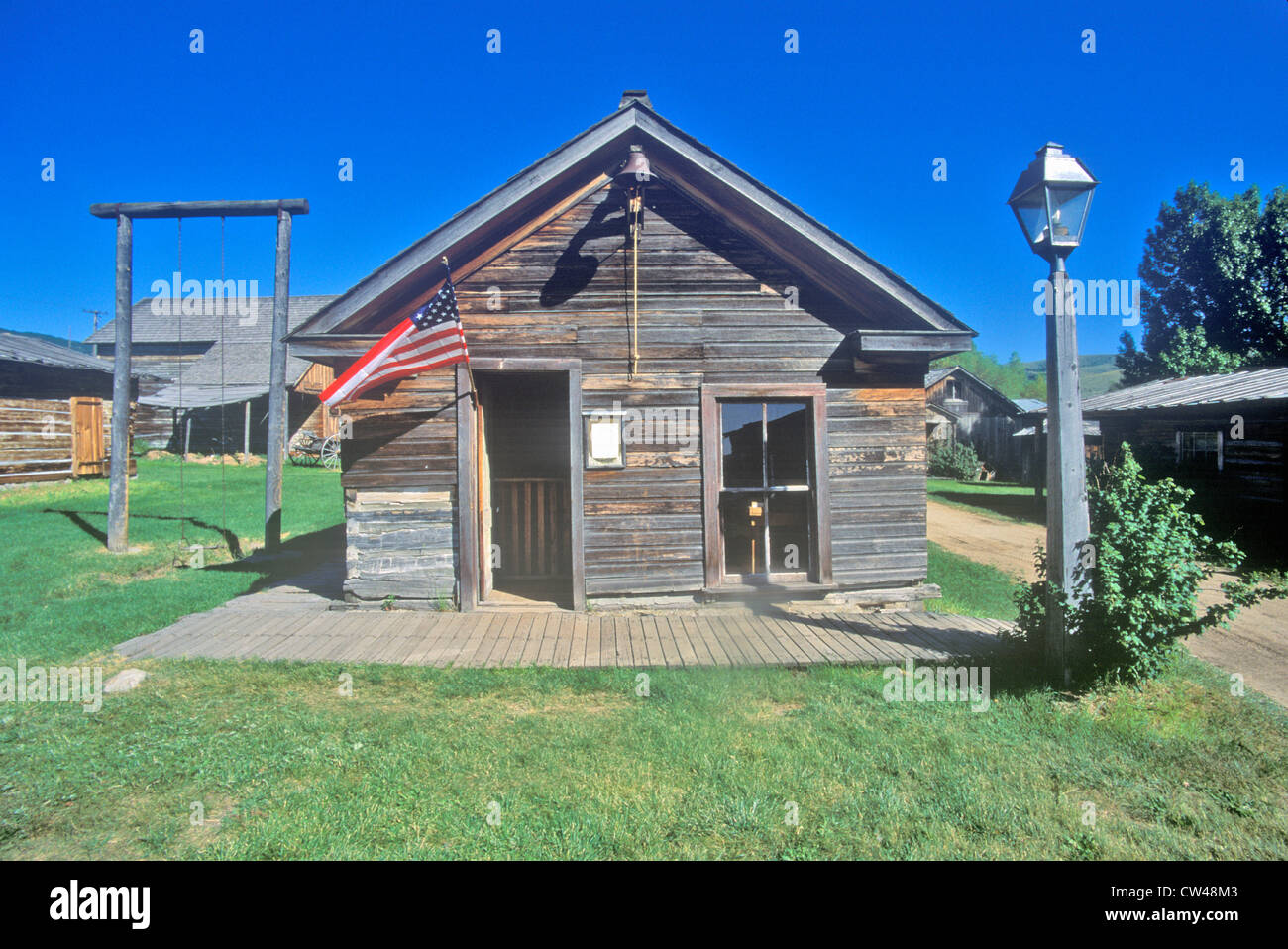 Old building in Ghost Town near Virginia City, MT Stock Photo - Alamy