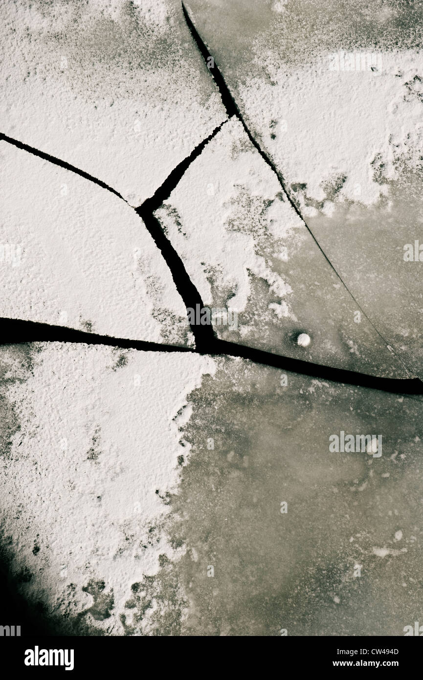 Ice caps breaking up Stock Photo - Alamy