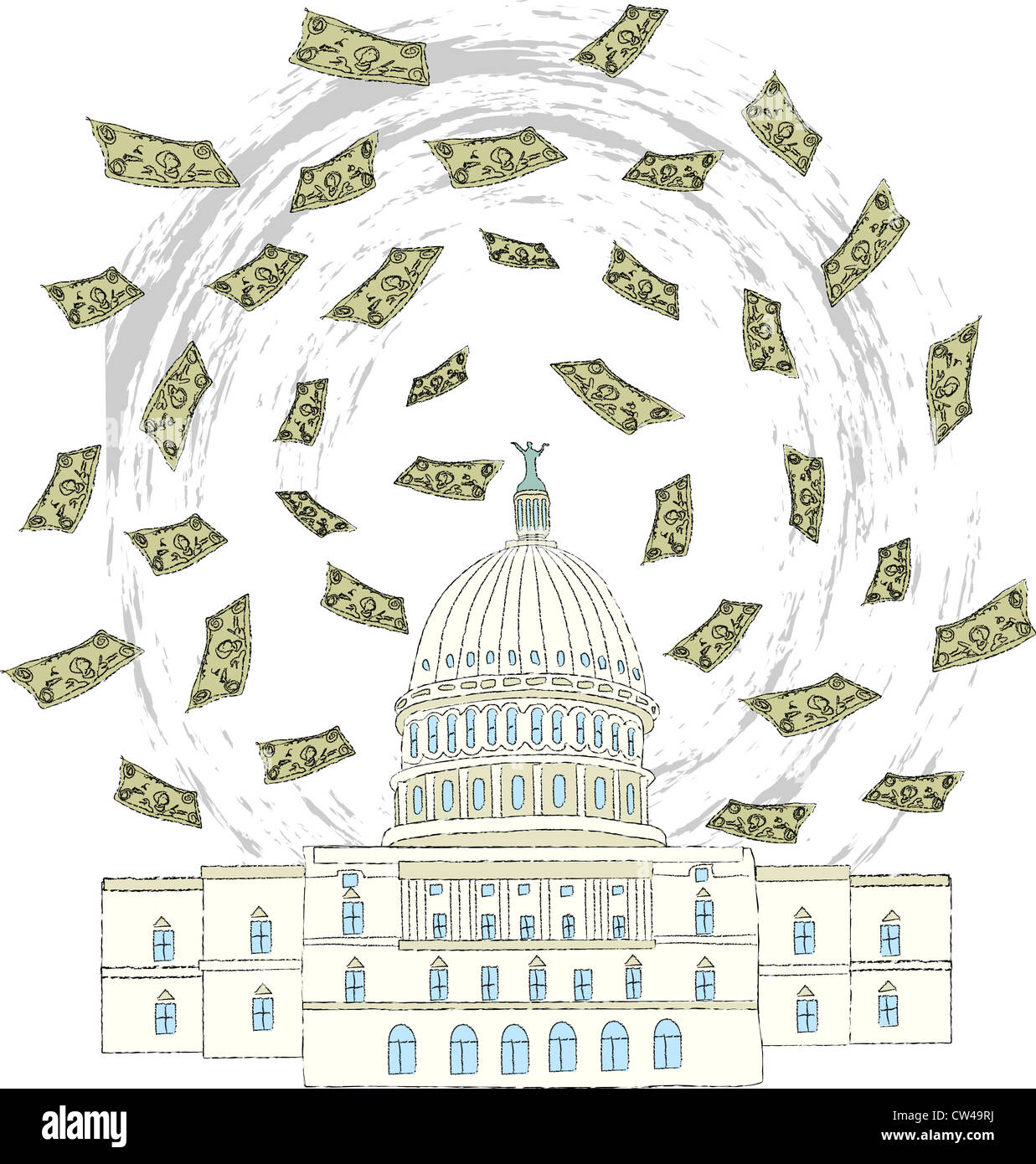 American capitol full view hi-res stock photography and images - Alamy