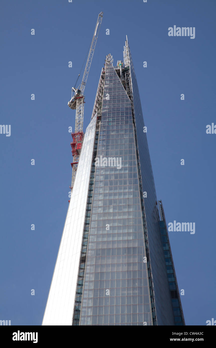 The Shard during construction, London Stock Photo - Alamy