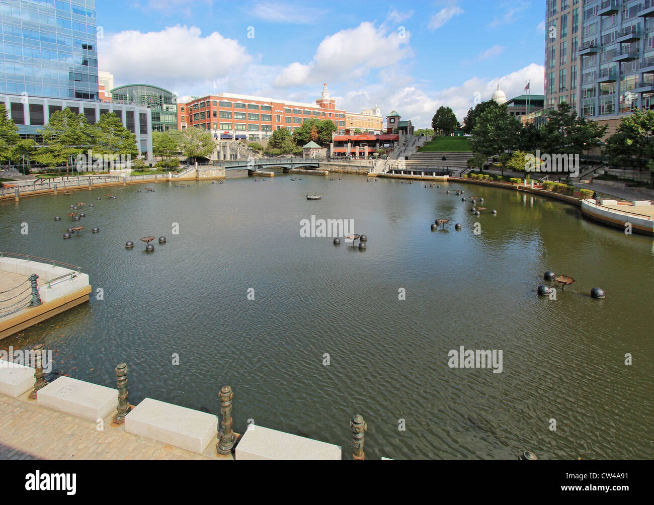 Providence rhode island waterplace park hi-res stock photography and ...