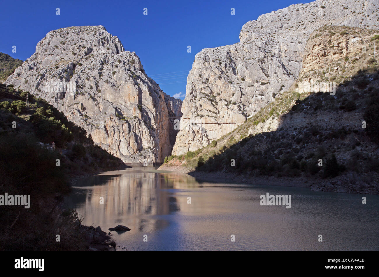 Spain: the el Chorro Gorge Stock Photo - Alamy